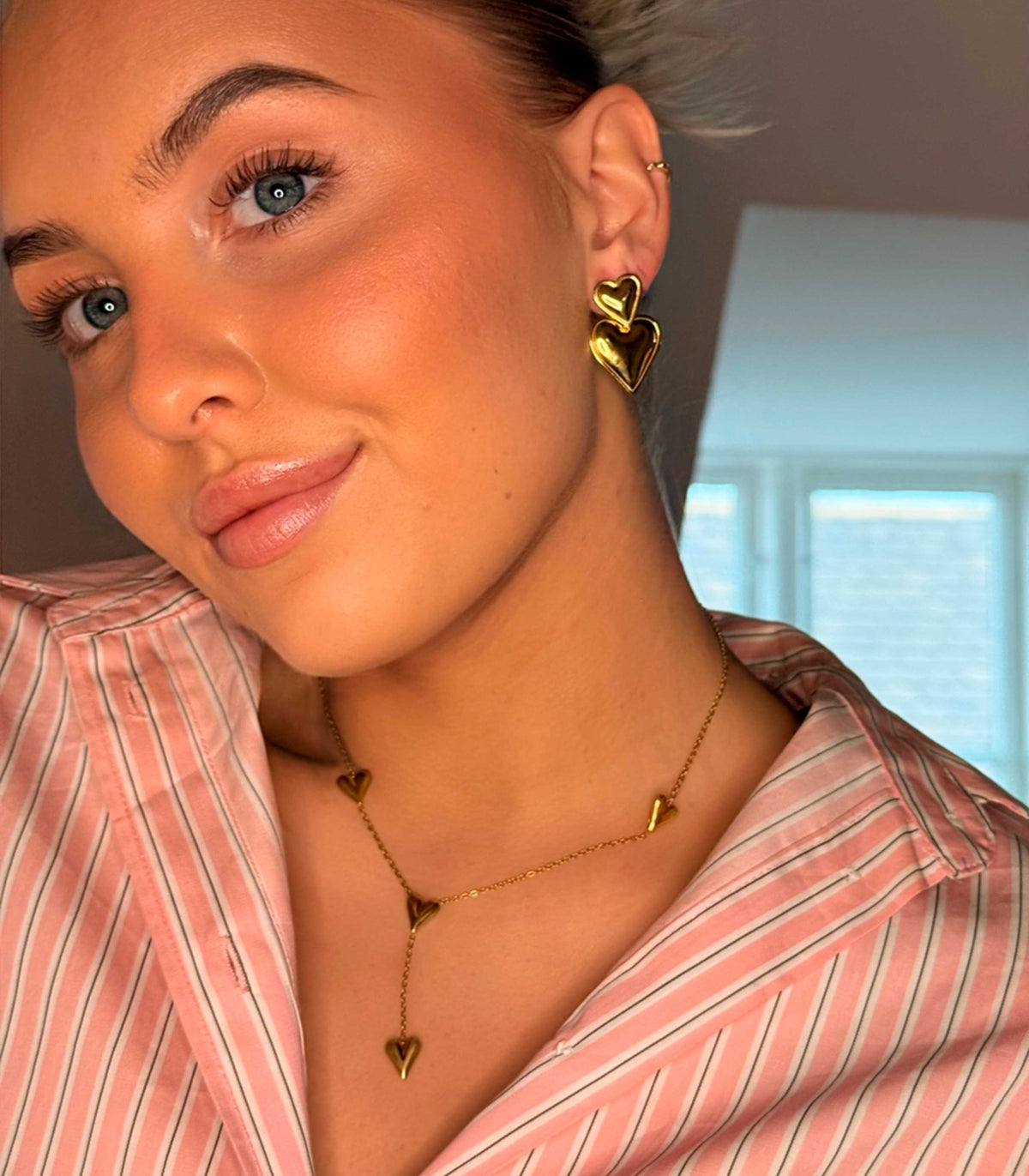 Nerina Guld Halskæde 40+5 cm | Vandfast Smykke – Lalula – Lalula Jewellery